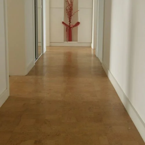 Hallway Natural Cork Flooring - Cancork