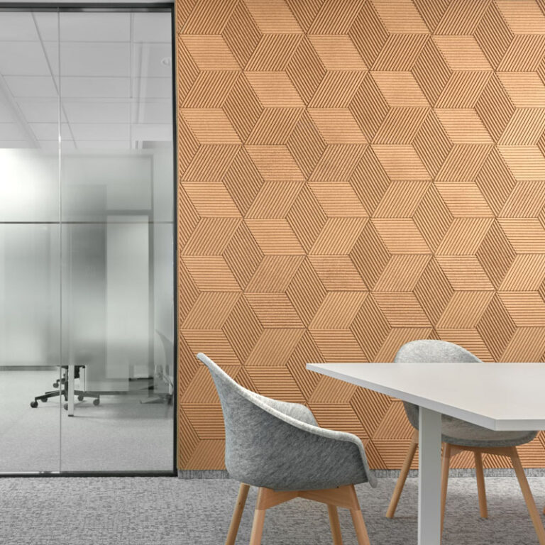 Linear Wood Natural - 25/64" (10mm) – 3D Acoustic Cork Wall Panels (WLWoN)