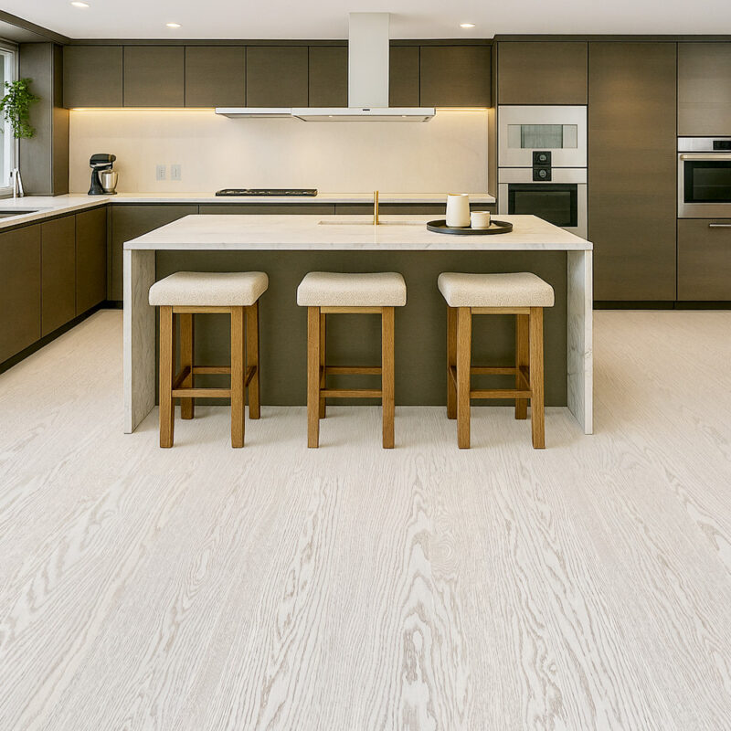 Snow Cap - 3/8 Inch (9.70mm) - Swiss Real Wood Cork Floating Flooring
